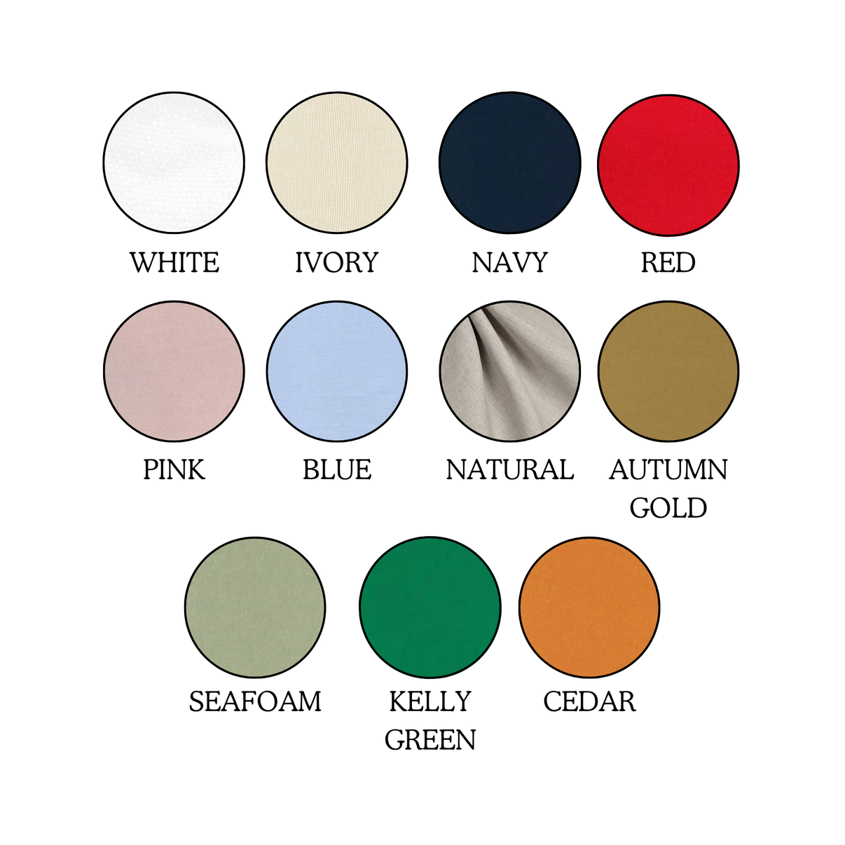 Wreath Sash - Cotton Linen – Carrie B